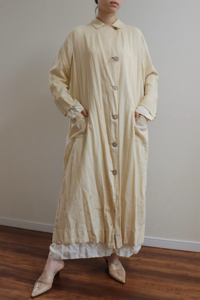 1920s Linen Duster Coat – makky